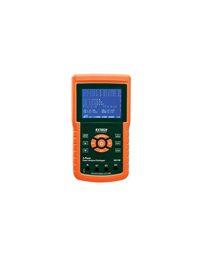 3-Phase Power Quality Analyzer - Extech 382100 | Power Meter and ...