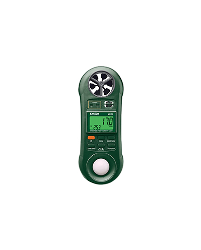 Portable 4-in-1 Environmental Meter – Extech 45170CM | Air Flow Meter ...