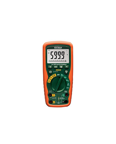 Heavy Duty True RMS Industrial Multimeter – Extech EX520 | Power Meter ...