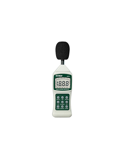 Sound Level Meter with PC Interface - Extech 407750 | Sound Level Meter ...
